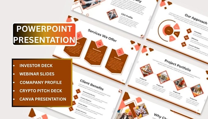 Design a powerpoint presentation webinar, market business, crypto pitch ...