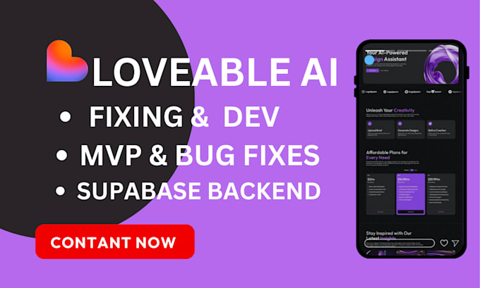 Build lovable ai fix lovable ai lovable dev supabase ai website react ...