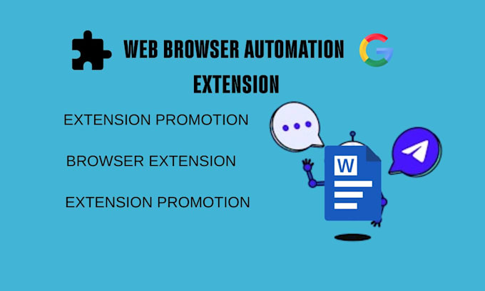 Develop browser extension chrome extension and browser automation by Samamuz | Fiverr