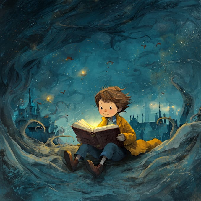 Create children book children book illustration children kids story ...