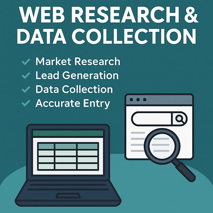 Do professional web research, data collection by Mdumar077 | Fiverr