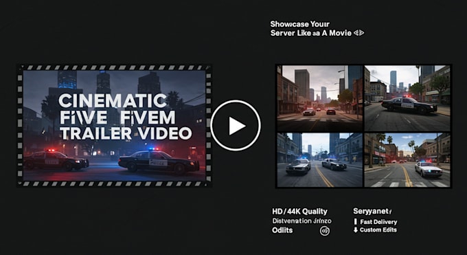 Create a cinematic fivem trailer video for your server by Felakuti567 ...
