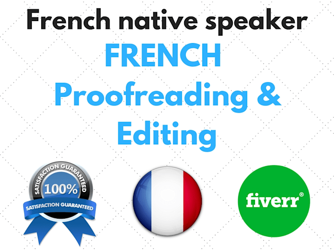 Professionally proofread and edit any french text by Aw_services | Fiverr