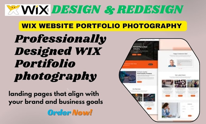 Design redesign wix photography wix studio and wix portfolio website by ...
