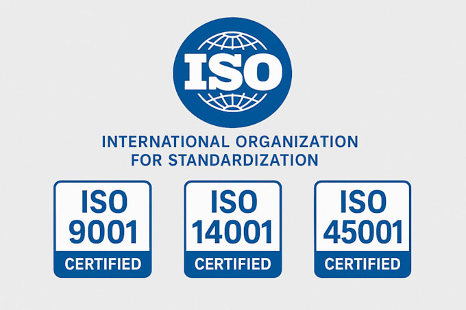 Help you get iso certification for your business by Rabie_iso | Fiverr