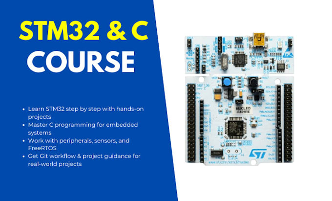 Teach stm32 programming step by step by Yahyayozoyahya | Fiverr