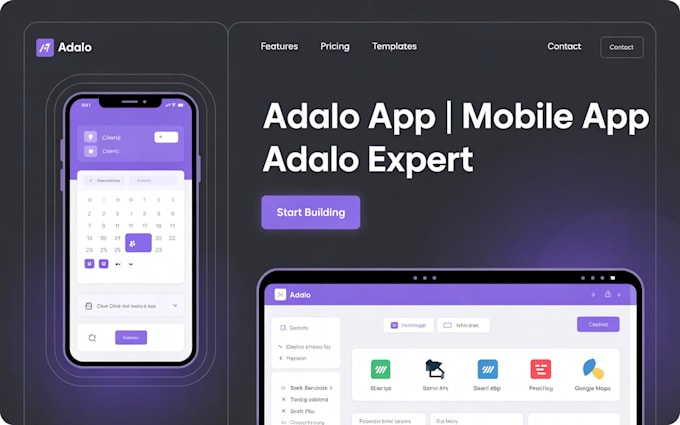 Build adalo app, design adalo mobile app develop adalo web app with adalo expert by Samjoggins ...