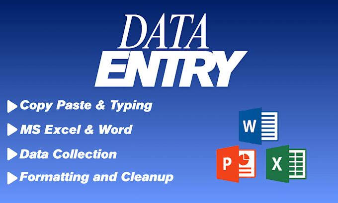 Be your personal data entry operator by Theibrarsohail | Fiverr