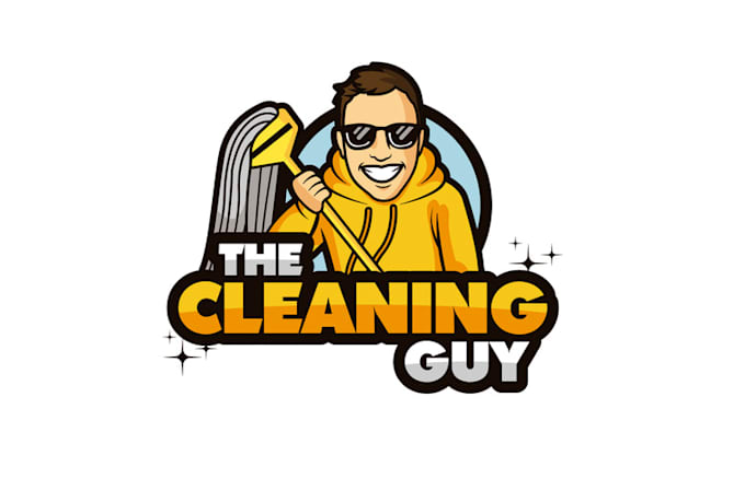 Design cleaning guy house logo by Trenton_gaylord | Fiverr
