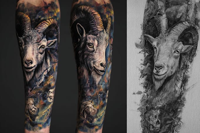 Create unique realism tattoo design with my style by Rickleeaniels | Fiverr
