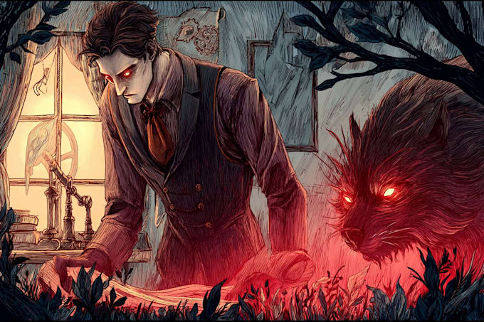 Draw custom freehand fantasy illustrations tailored to your vision by ...
