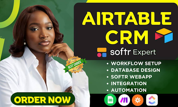 Setup airtable database, airtable automation, airtable crm, softr webapp expert by Debby_smm ...