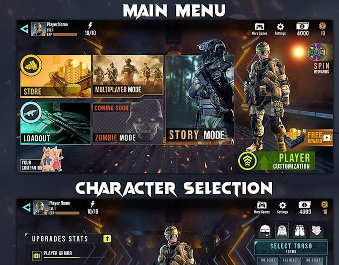 Build an engaging 2d or 3d shooting game for pc, mobile and web by Game ...