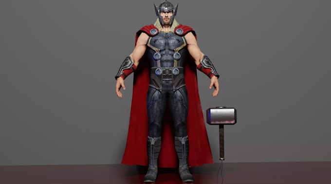 Make 3d realistic character model for games,films,3d printing,and 3d ...