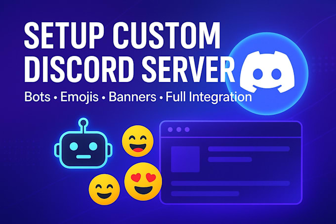 Setup custom discord server discord bot integration discord emoji ...