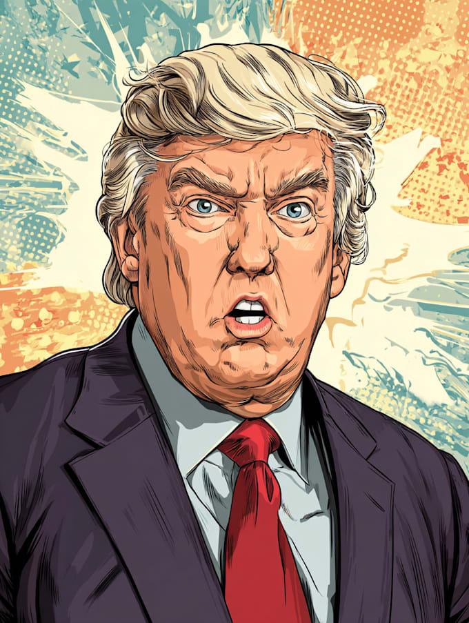 Make a political cartoon art by Issacsales | Fiverr