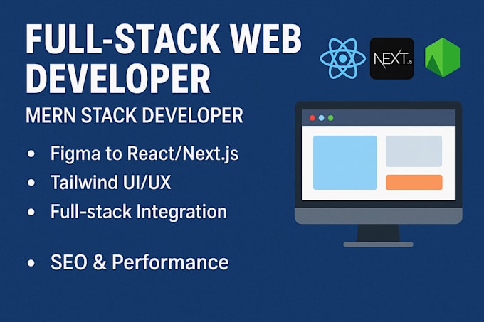 Build web applications using reactjs nextjs nodejs html css javascript by Waqar_10 | Fiverr