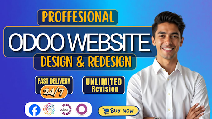 Design odoo website odoo epr, odoo ecommerce, odoo customization, odoo developer by Jordan_brent ...