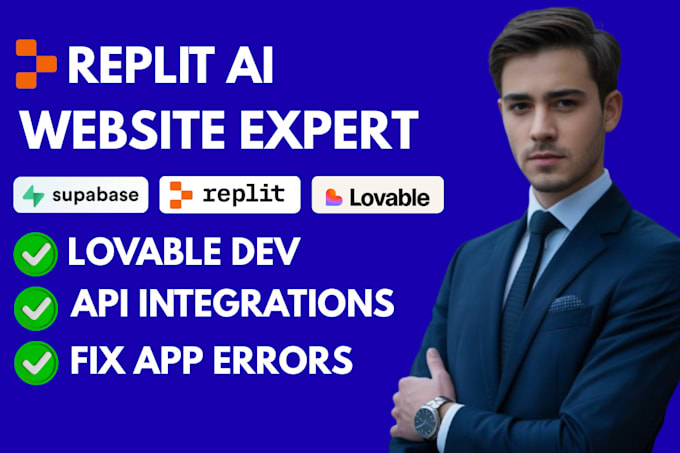 Deploy replit app fix replit ai website lovable replit debugging base44 supabase by Adams_antoni ...