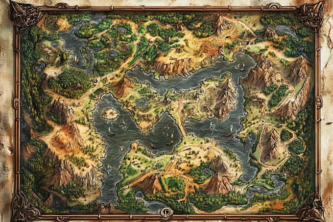 Make high quality fantasy maps by Jackiedick85 | Fiverr