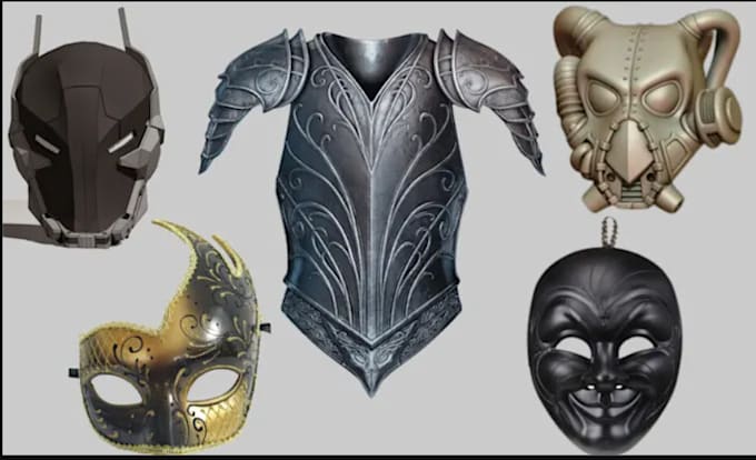 Provide high quality cosplay 3d printing services by Messh_anley | Fiverr