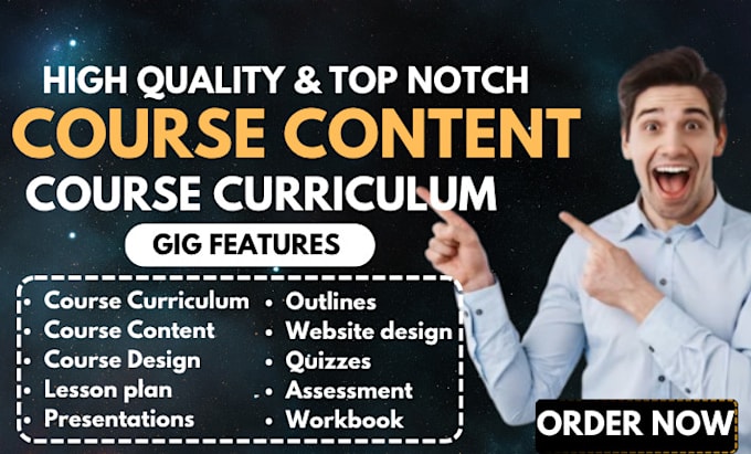 Create course content, curriculum on kajabi, teachable, graphy, thinkific, skool by Johnsterkey ...