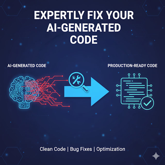 Fix your ai generated code by Koloooo91 | Fiverr