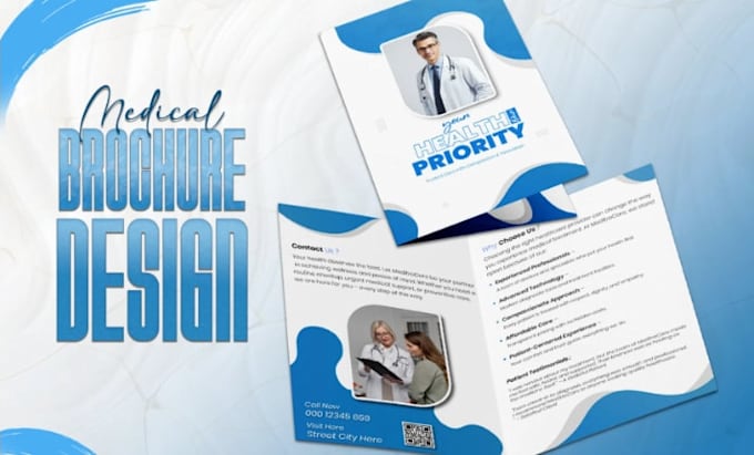 Design medical catalog, ebook, healthcare booklet and hospital brochure ...
