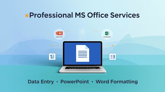 Do ms office tasks, powerpoint presentations and basic digital ...