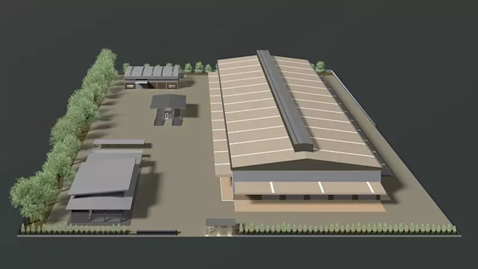 Design 3d warehouse and factory, industrial layouts by Oloyede_th | Fiverr