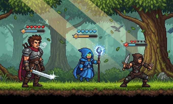 Create pixel art animation and sprites for games by John_pixel21 | Fiverr