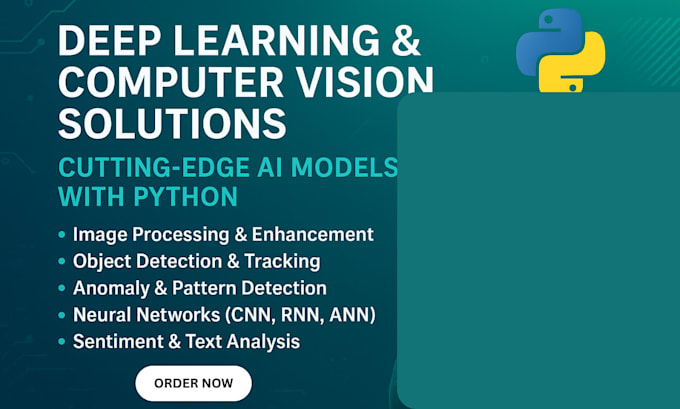 Do opencv computer vision image processing and deep machine learning in python by ...