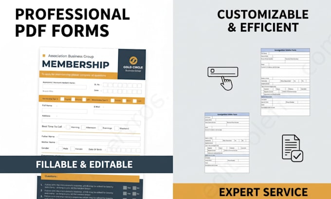 Create fillable pdf form, editable pdf and convert documents by Emily ...