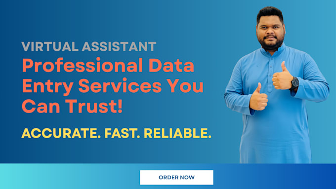 Do accurate data entry, pdf to excel, copy and paste, and typing work ...