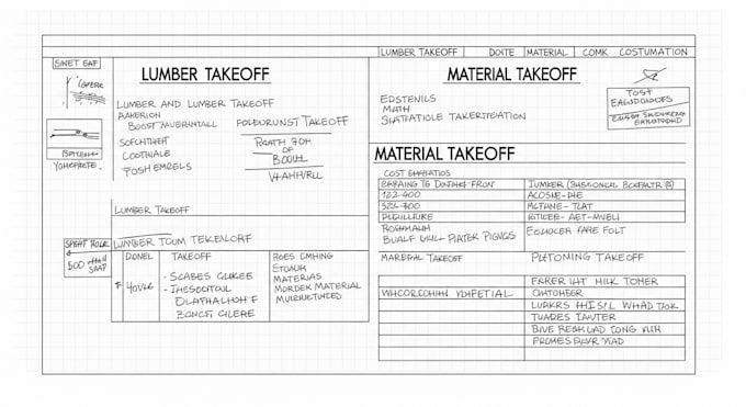 Do lumber takeoff, and material takeoff for cost estimation by ...