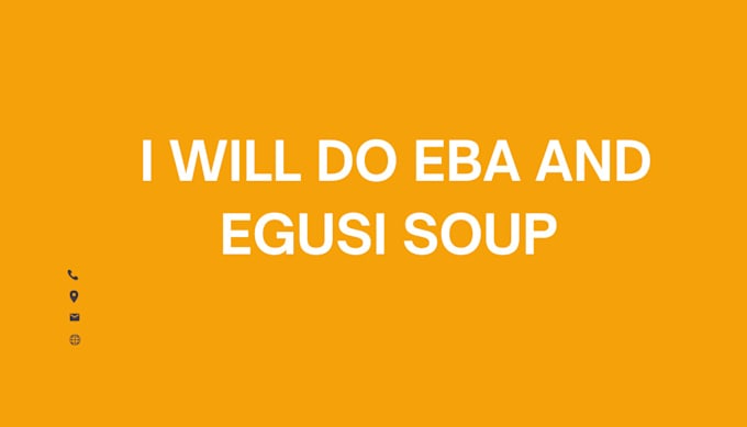 Do delicious eba and egusi soup by Emmeliah45 | Fiverr