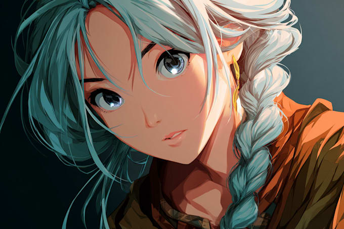 Draw anime illustration for oc manga vtuber and comic by Zaliniaberts ...
