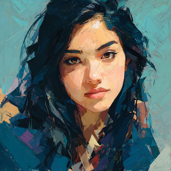 Paint a unique oil painting portrait for you by Homeithes | Fiverr