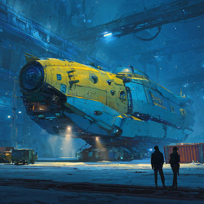 Design custom starship concepts by Dewittullock | Fiverr