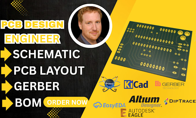 Réaliser la conception de pcb et les schémas avec prototype en ...