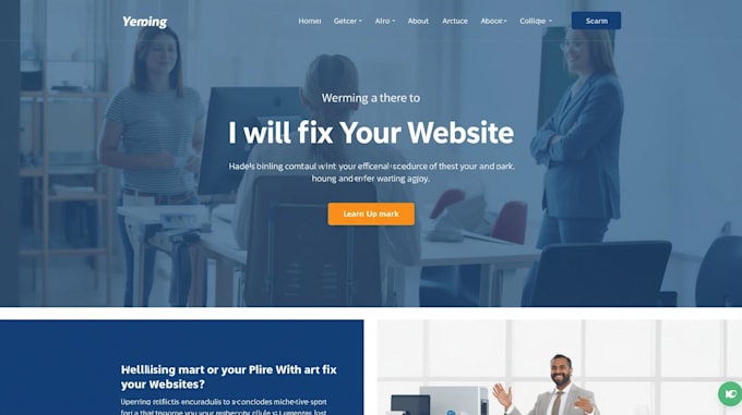 Fix html, css, and javascript issues on your website by Yebo_websites09 ...