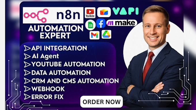 Do n8n ai agent n8n automation n8n workflow n8n vapi ai retell ai make ...