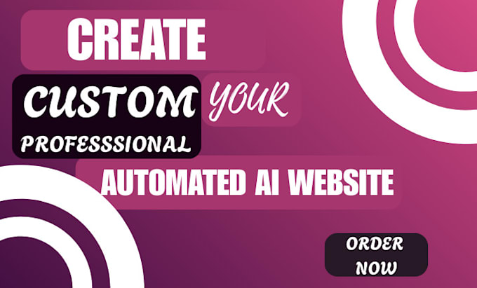 Build a professional ai powered website with chatbot by Praisetemiliolu | Fiverr