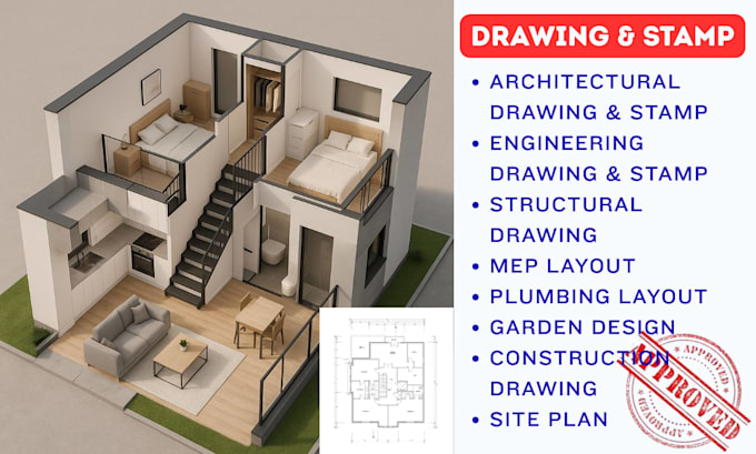 Review stamp architectural structural engineer site plan for patio deck ...