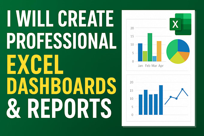Create professional excel dashboards and reports by Mustufa_malik | Fiverr