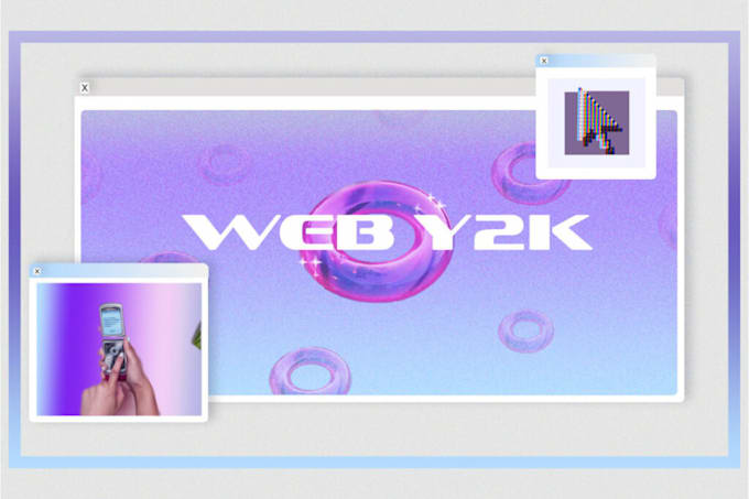 Design, redesign retro aesthetic y2k website landing page by Troy_a20 ...