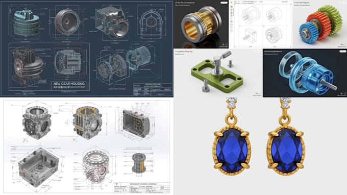 Design 3d cad modeling product solidworks mechanical rendering ansys 3d ...