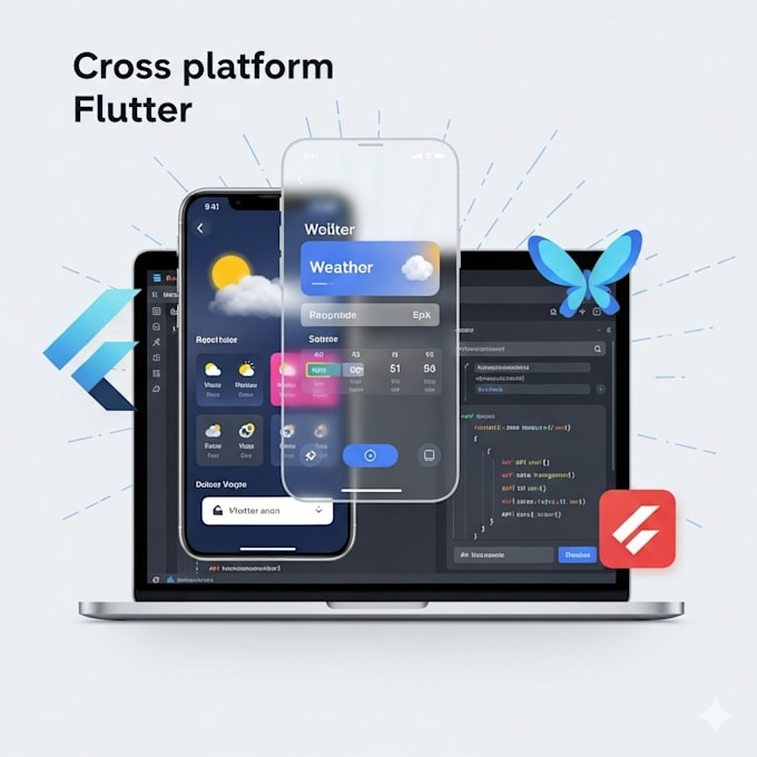 Develop cross platform flutter mobile app with modern ui ux by ...