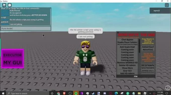 Code roblox script, lua script, character mod, roblox reskin by Salar ...
