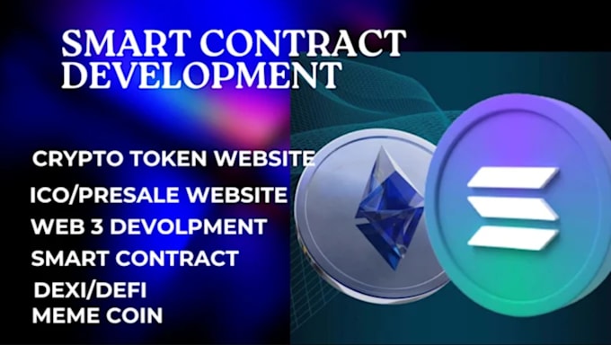 Develop web3 dapp, solidity smart contract, blockchain website by Jamerryrol | Fiverr